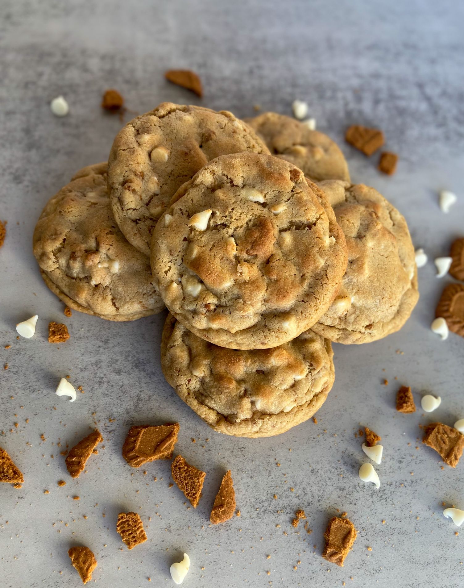 Irresistible Biscoff White Chip Cookies - Sweet Bites by Laurel